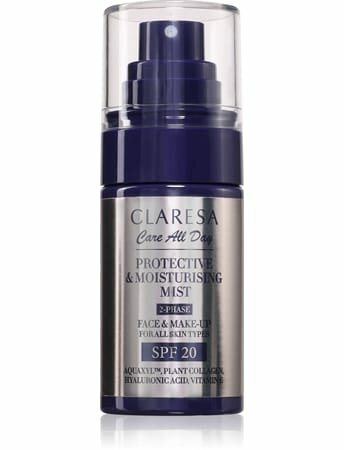 Фиксатор макияжа Claresa Care All Day Protective & Moisturising Mist SPF20, 50 мл