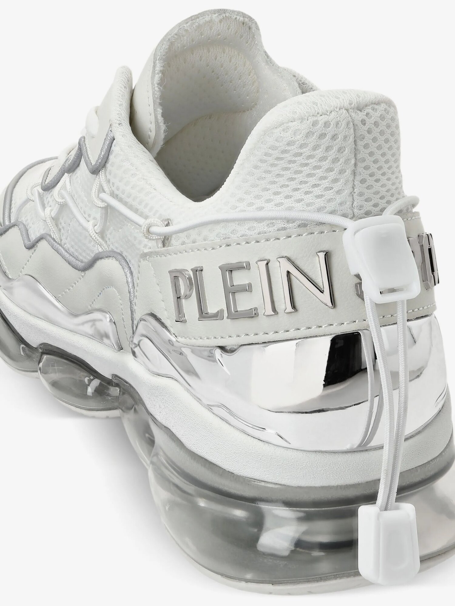 Кроссовки PLEIN SPORT Runner PS, размер 44, бежевый/белый — фото 1