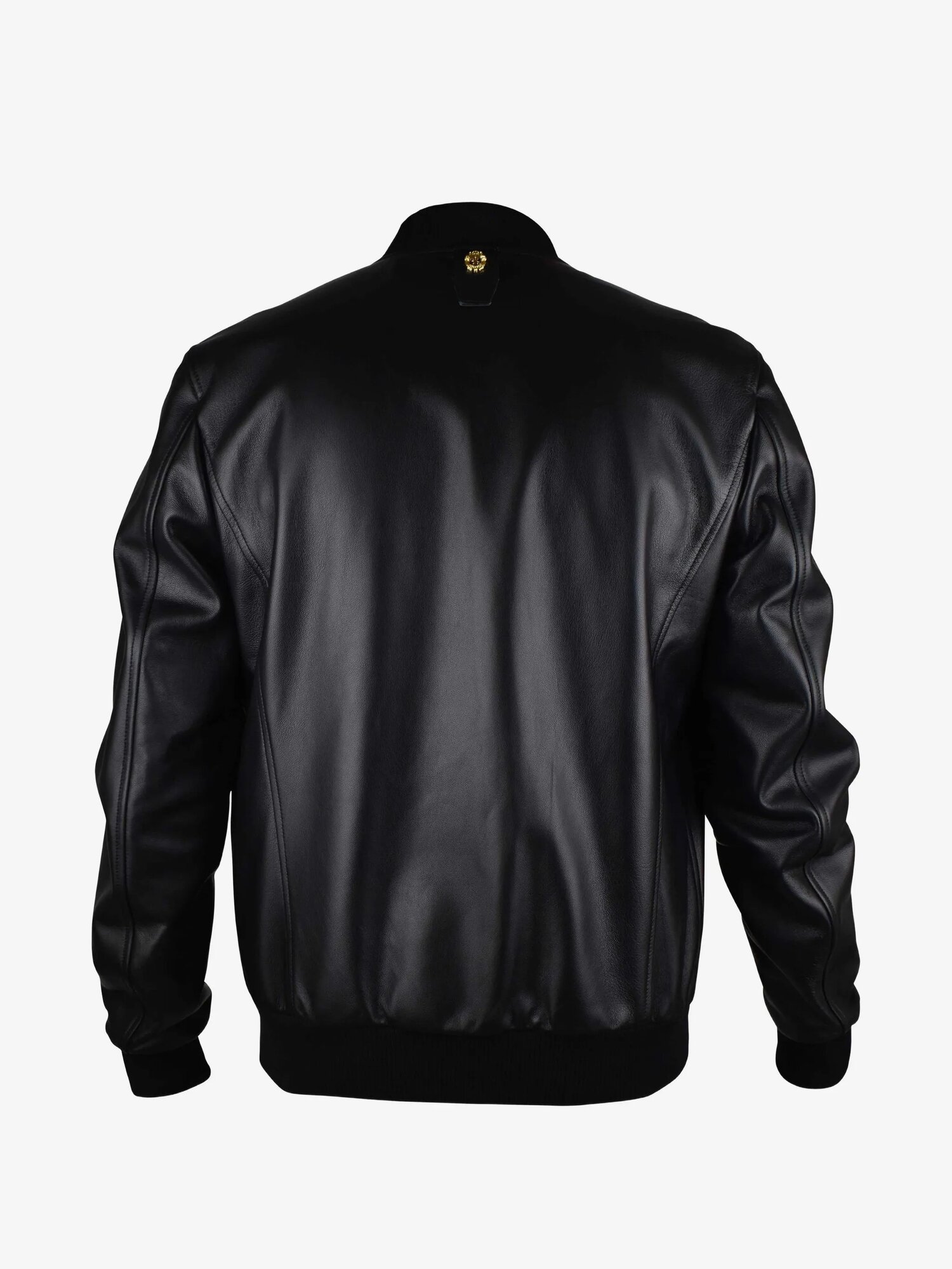 Куртка Billionaire Logo-patch leather jacket, размер 46 — фото 1
