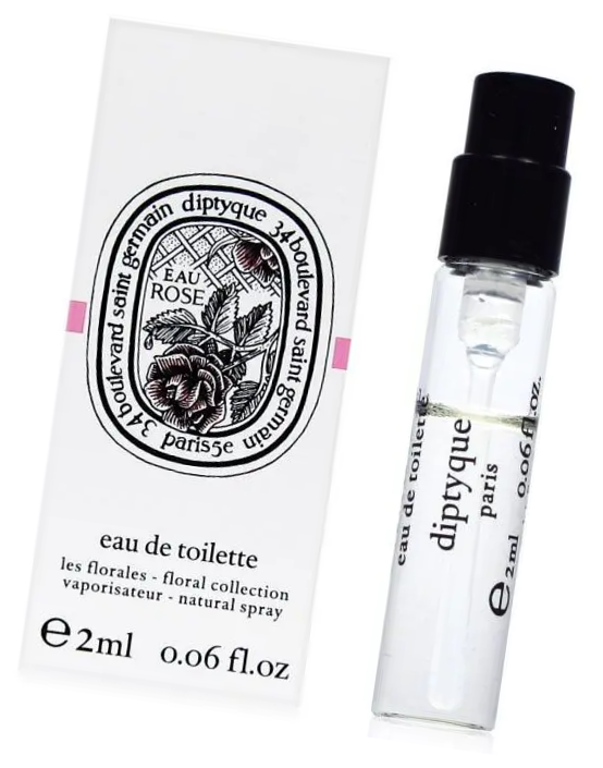 Diptyque Eau Rose Розовая вода 2 мл миниатюра - Диптик О Роз женский пробник туалетной воды