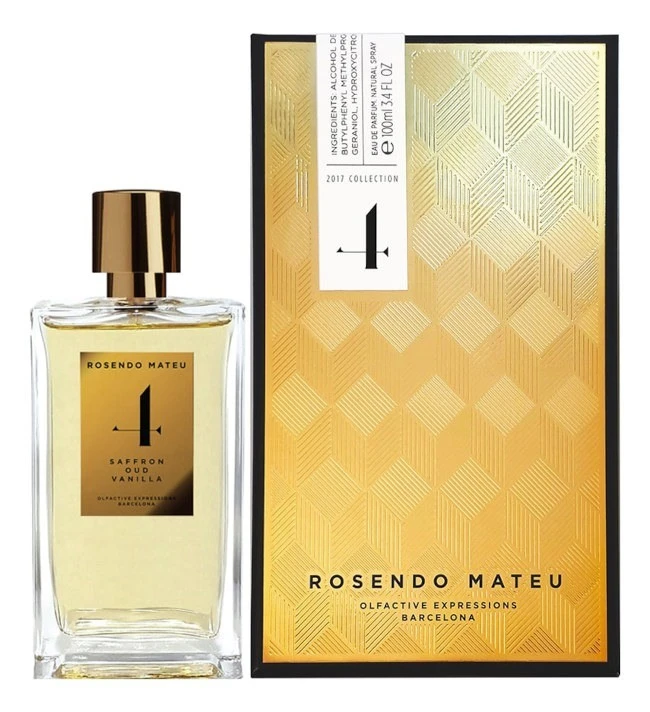 Парфюмерная вода для мужчин и женщин Rosendo Mateu Saffron Oud Vanilla 100 мл - Розендо Матеу