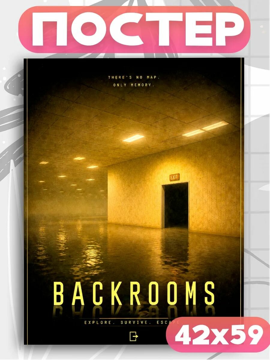 Постеры на стену Backrooms