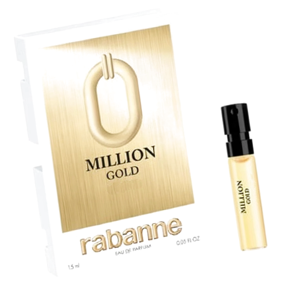 Мужской парфюм Paco Rabanne Million Gold 1.5 мл сэмпл - Пако Рабан Миллион Голд золотое издание
