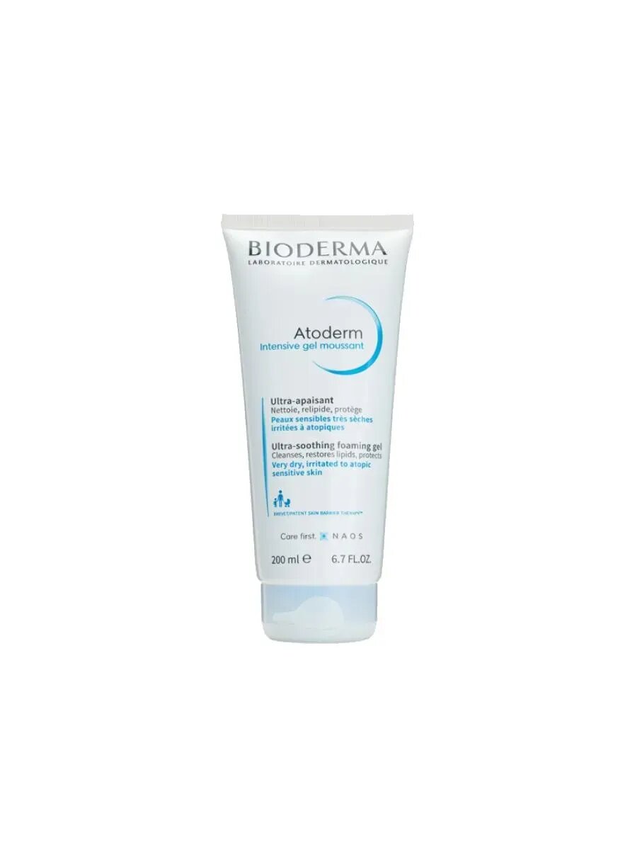 BIODERMA Atoderm Intensive, Гель для умывания, 200мл