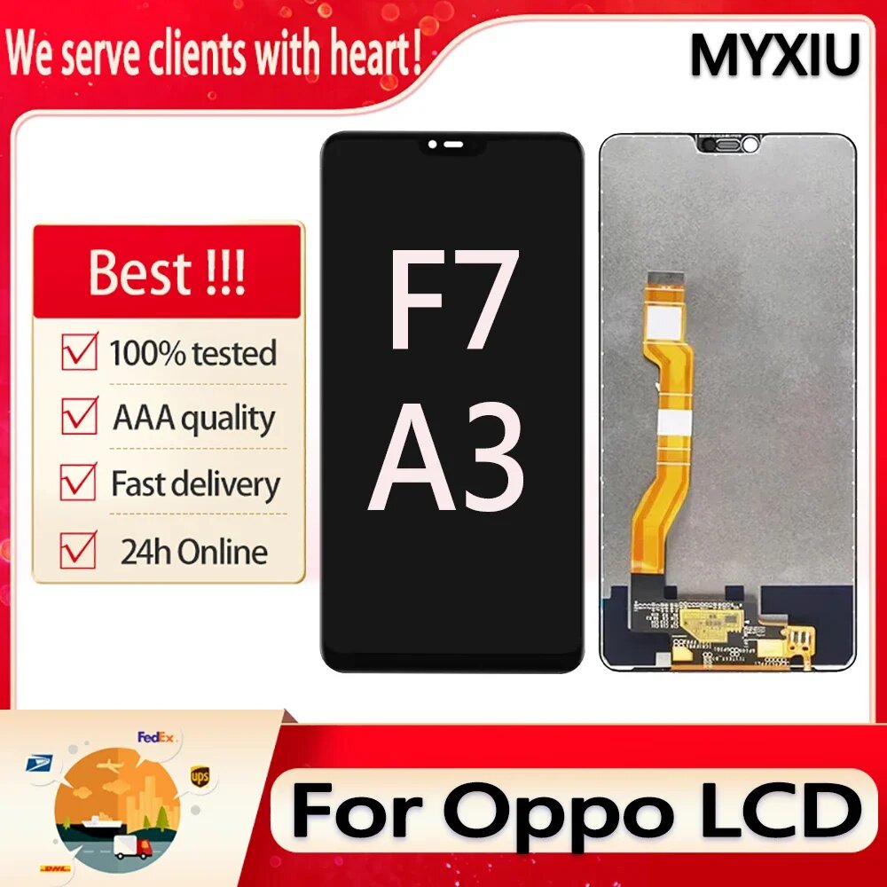 Дисплей Oppo A3 2018, F7, PADM00, CPH1837, ЖК в сборе