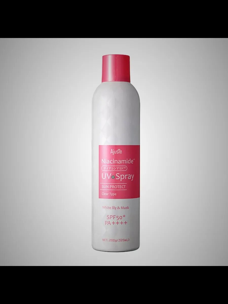 AJUSTE Niacinamide UV SPRAY SUN PROTECT CLEAR TYPE SP 200 гр