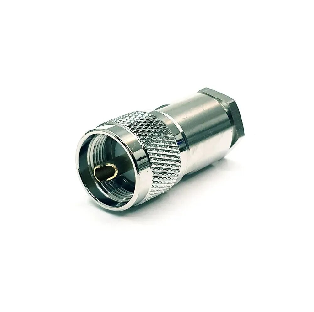 ВЧ разъем UHF PL 259 male (штекер сборный) на кабель 8D-FB или RG 213 (10 штук)