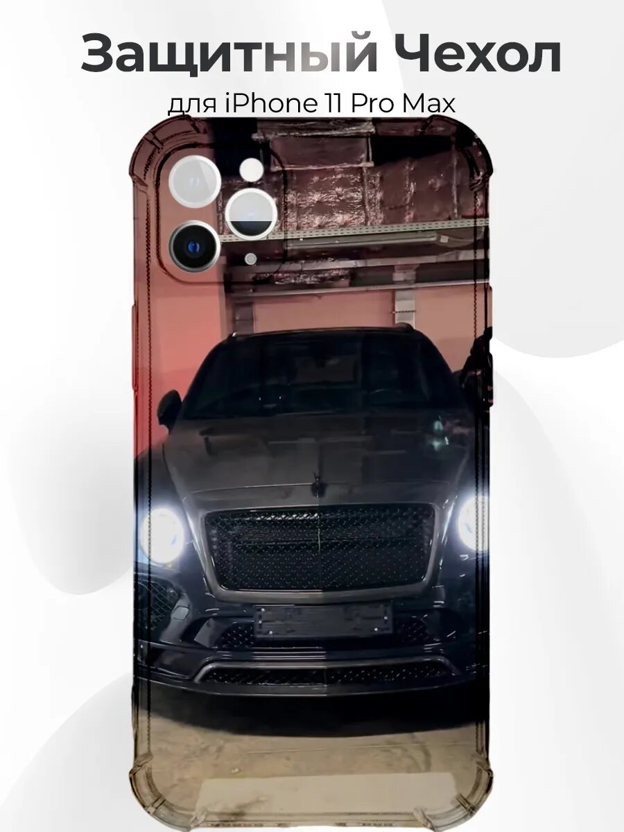 Чехол для iPhone 11 Pro Max черный Bentley Bentayga