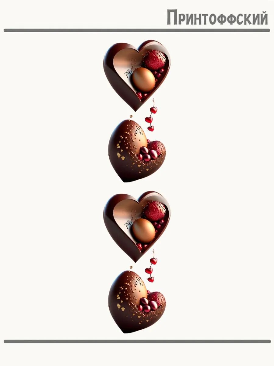 2-е (Две) Термонаклейки сердце heart с крошкой
