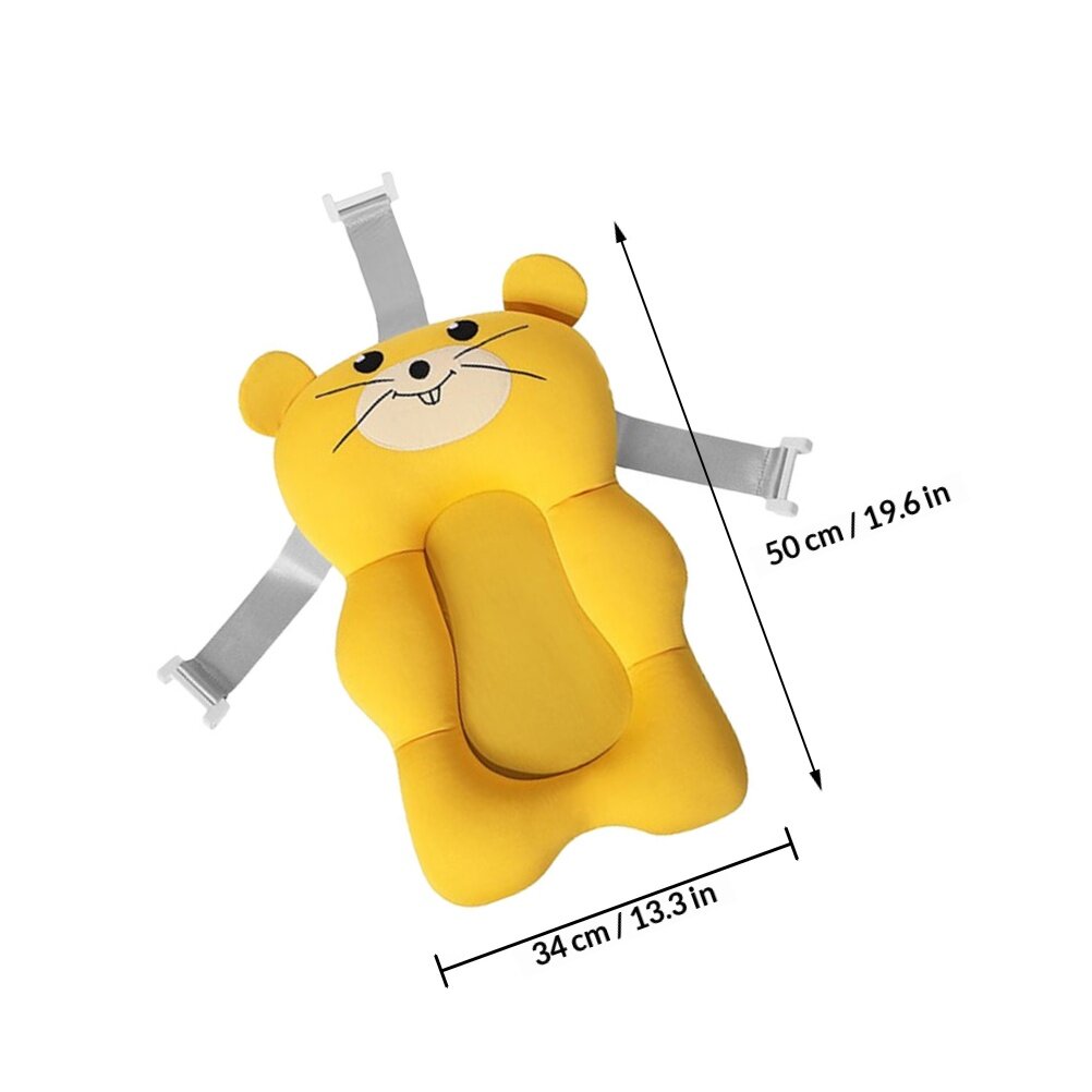 Ванночка Для Новborn С Подушкой Плавающий Коврик Желтый 50.00X34.00X8.00Cm