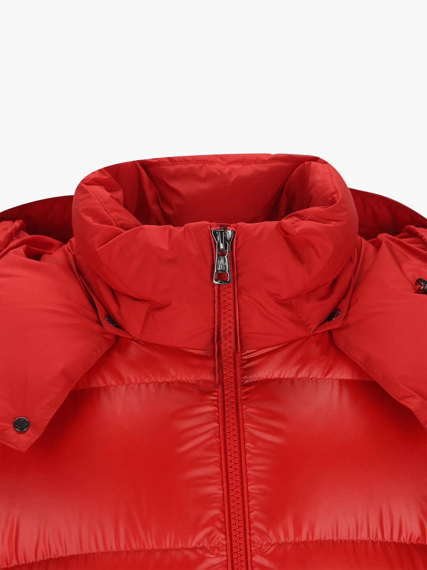 Куртка Moncler Maya quilted hooded down jacket, размер 46, красный — фото 1