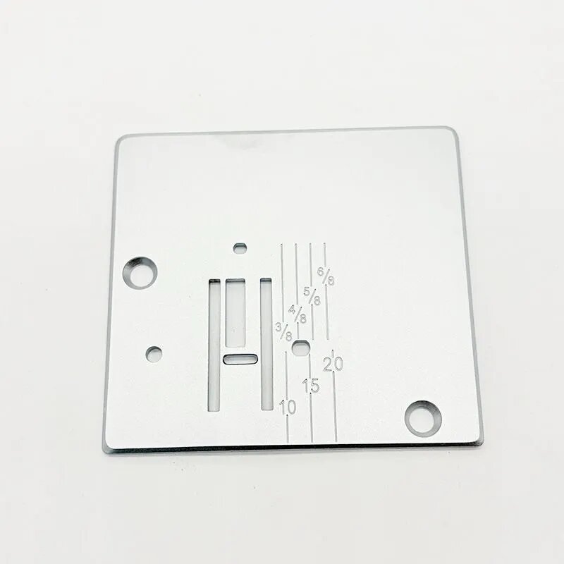 Пластина игольная для швейной машины Janome/Pfaff: универсальная металлическая с метрической и дюймовой разметкой