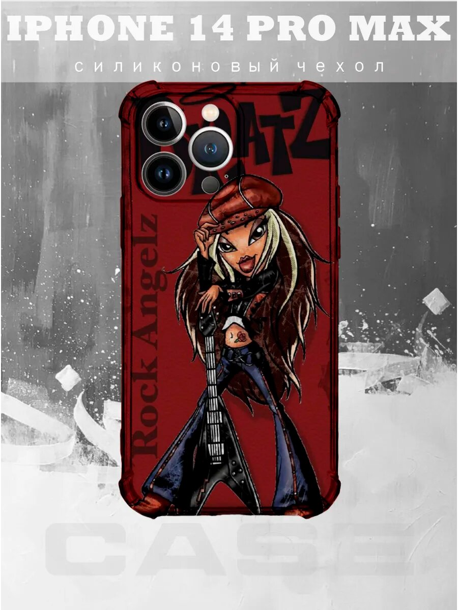 Чехол на iPhone 14 Pro Max с принтом Bratz Rock Angelz