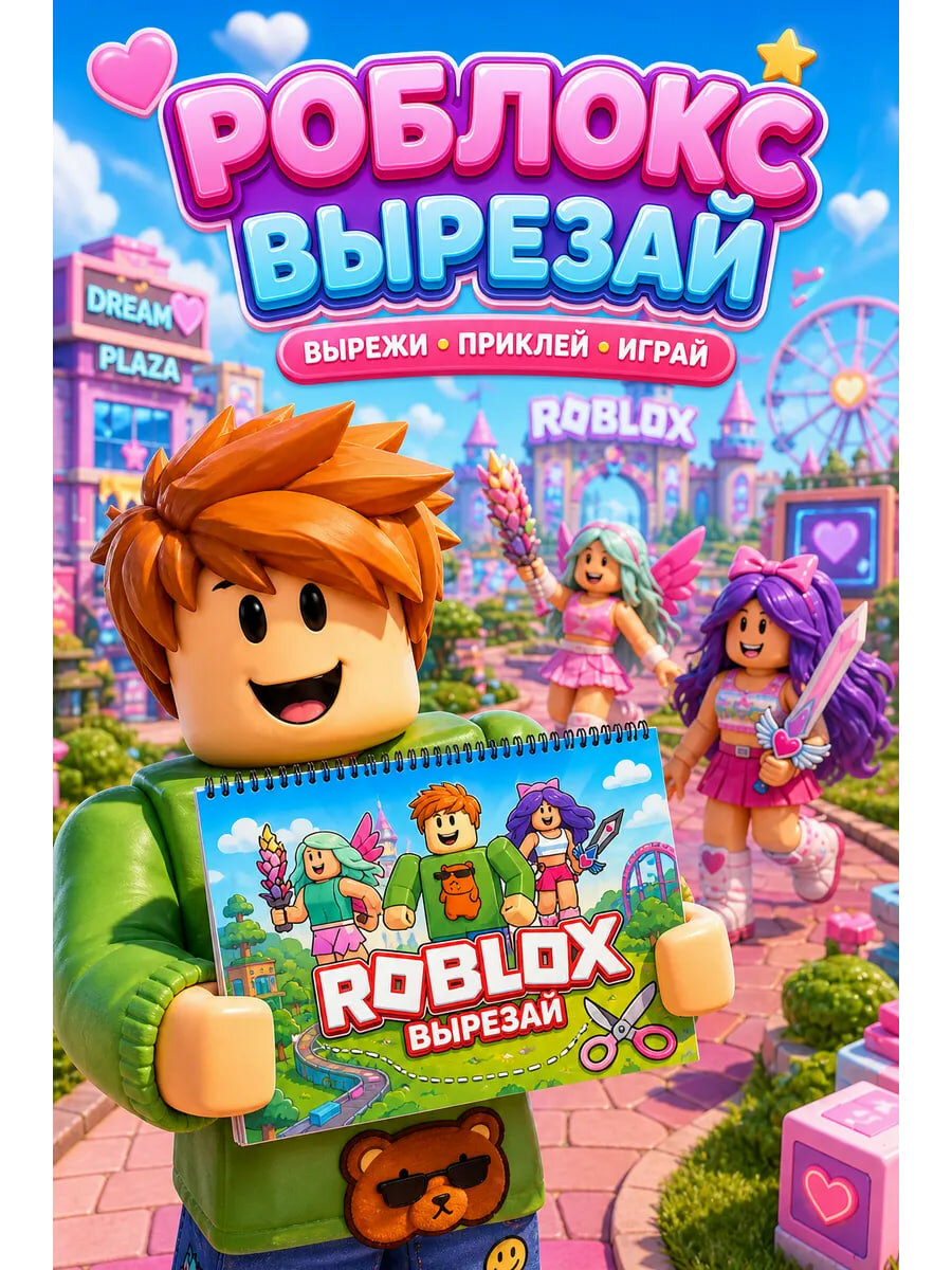 Вырезалки Роблокс, бумажный домик Тока Бока