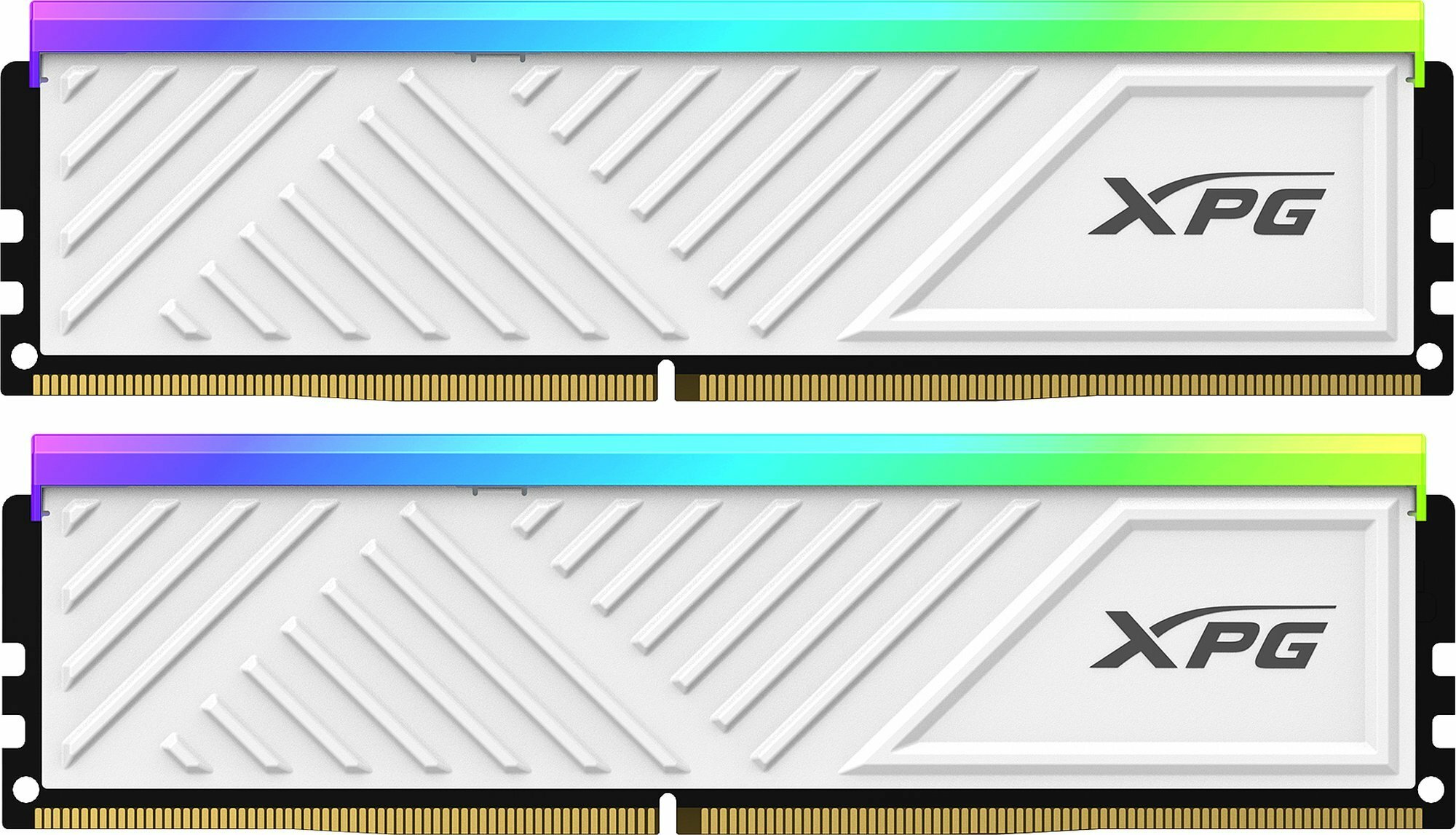 Оперативная память Adata DDR4 16GB (2x8GB) 3200MHz SPECTRIX D35G RGB White (AX4U32008G16A-DTWHD35G)