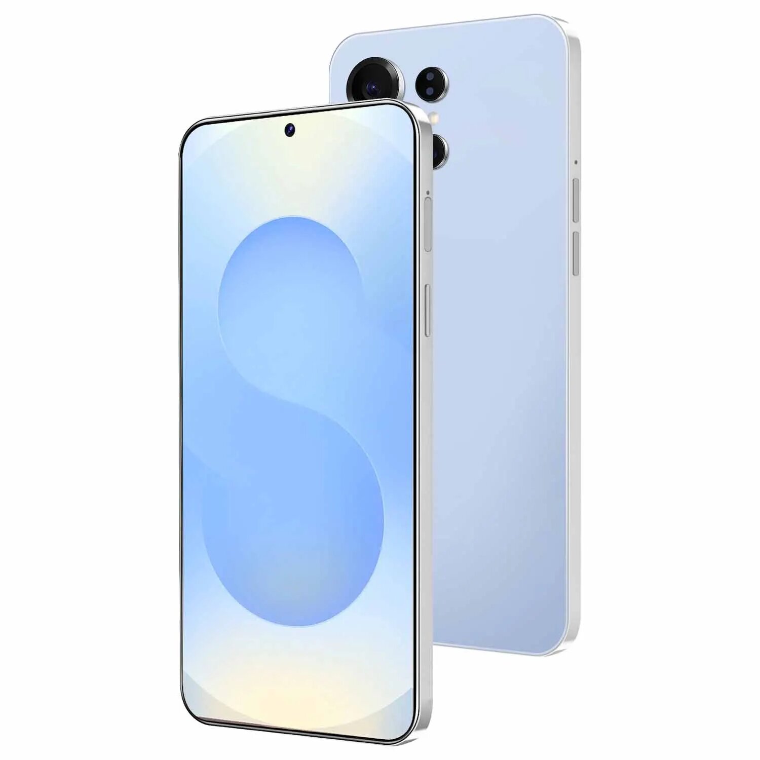 Новый высококачественный смартфон S26 Ultra 2026 Голубой, 16ГБ, 1ТБ, Голубой, Light Blue, 16GB 1TB