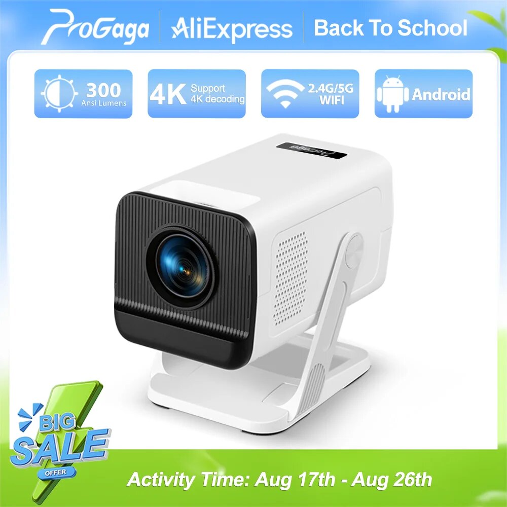 PROGAGA PG310 Мини-проектор, EU Plug