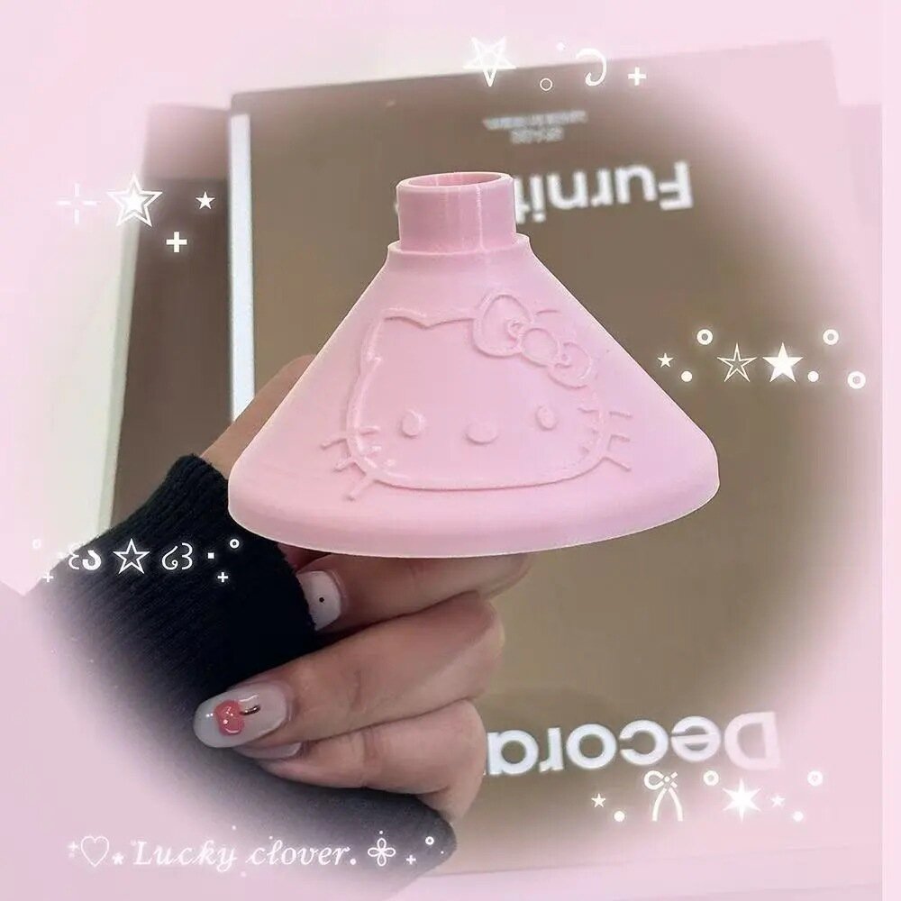 Котенок Китти 3D Бусинная Воронка для Творчества - Розовый, 1 шт, Пластиковый Инструмент для Сборки