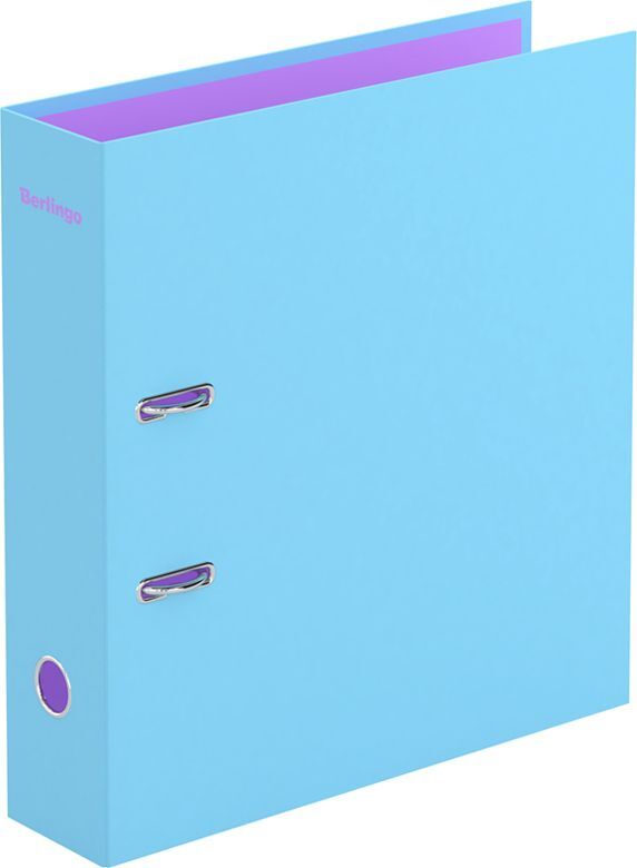 Berlingo Haze A4 Папка-регистратор с арочным механизмом, голубая