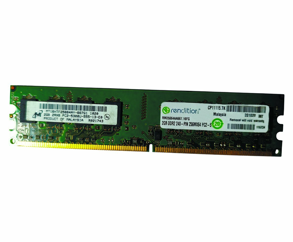 Оперативная память Rendition DDRII 2Gb MT16HTF25664AY-667G1