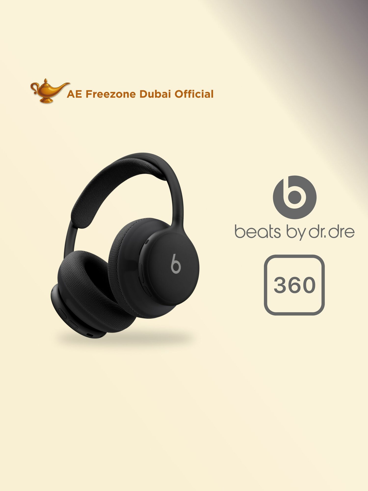 Беспроводные наушники Beats 360 Over-Ear Headphones Black with Black Performance Knit Cushions