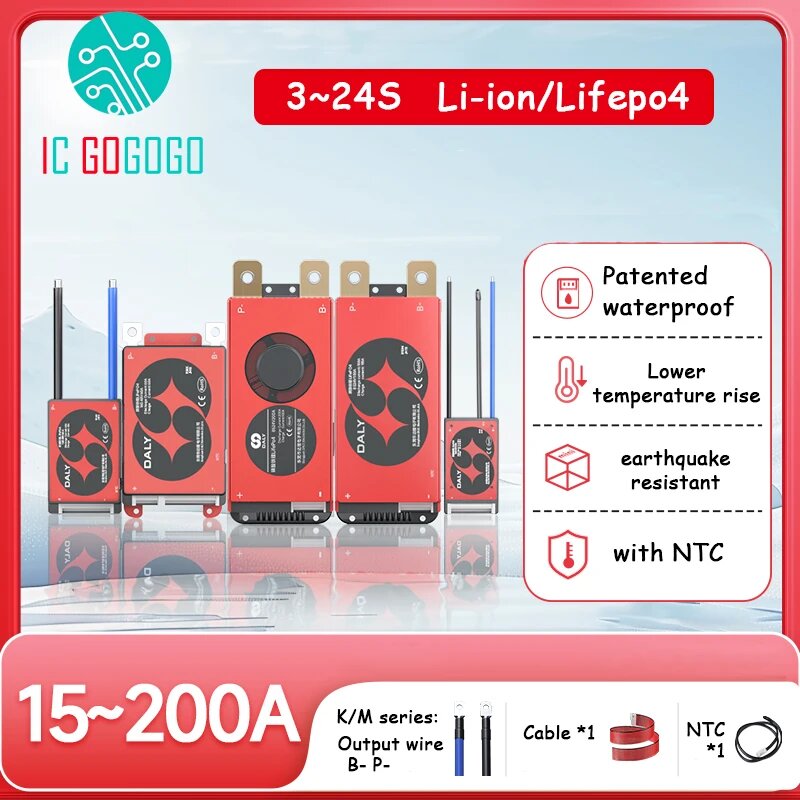 CHANGELIN BMS защита лития 3S-24S 12V-72V 15А, 3S Li-ion 12V