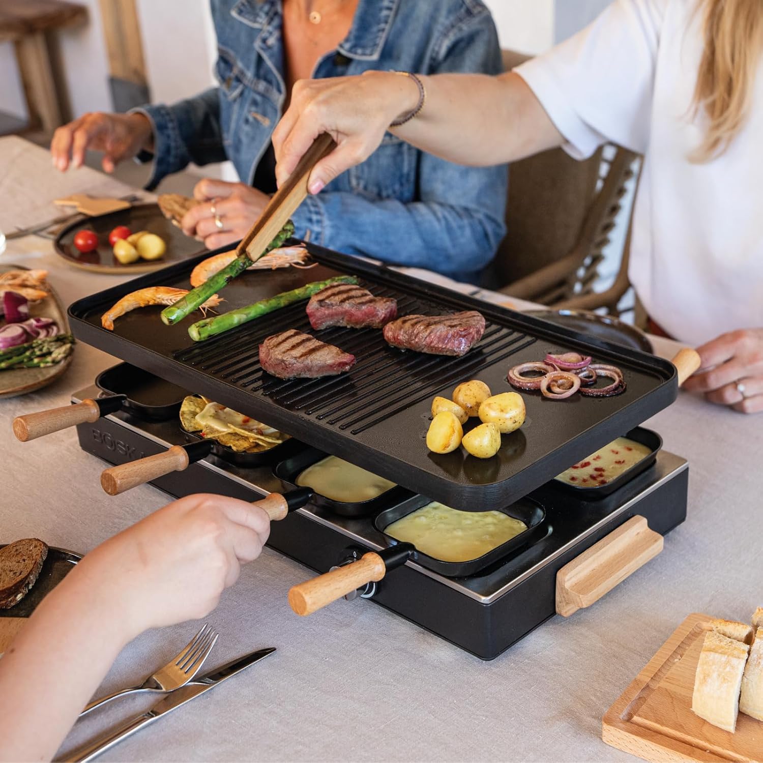 BOSKA Раклетница на 8 персон Raclette Gourmet Party, 1700Вт