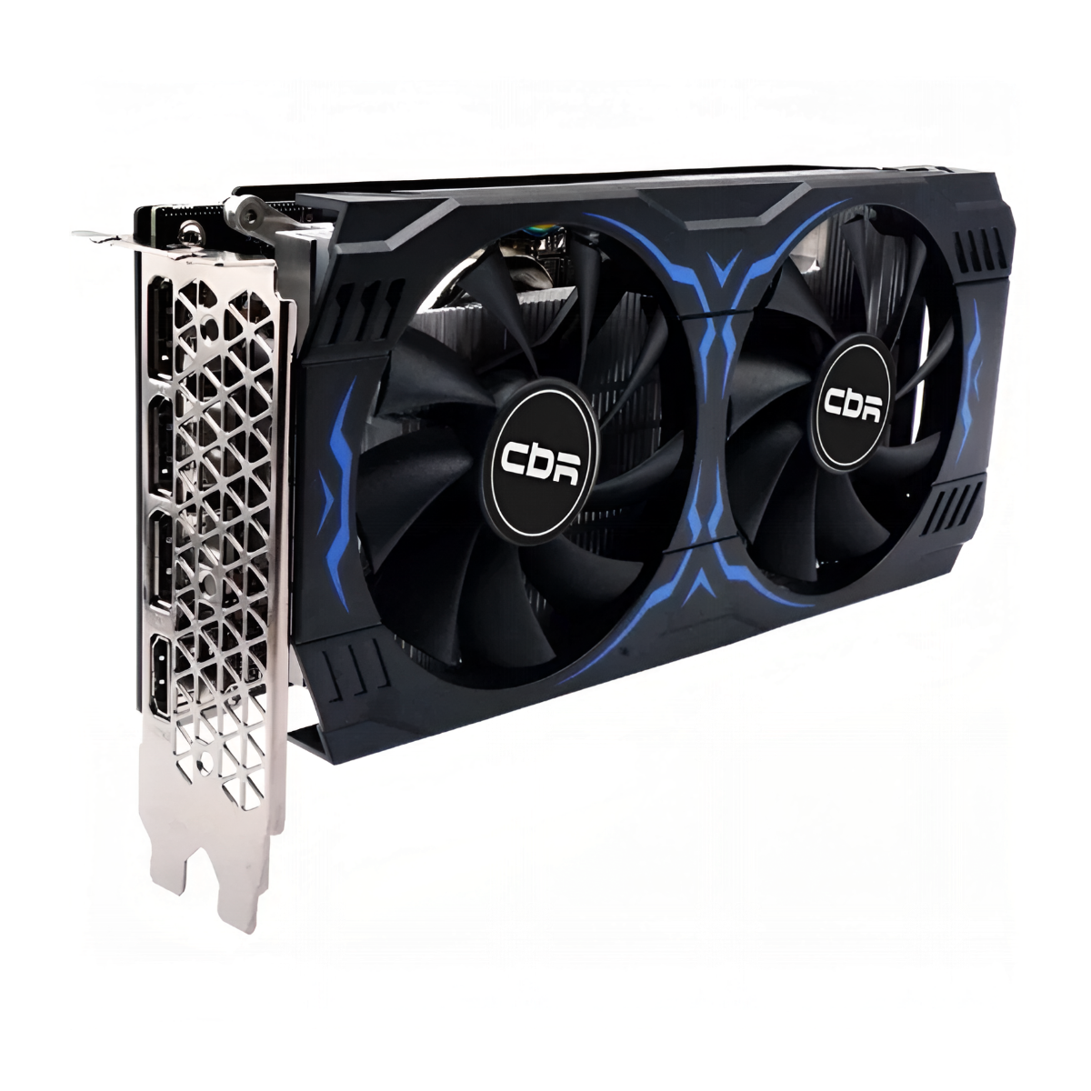 Видеокарта CBR RTX3050 8Gb GDDR6, 128bit, 1552-1777Mhz, DP + HDMI 2.1 + DVI, 130W, Ret