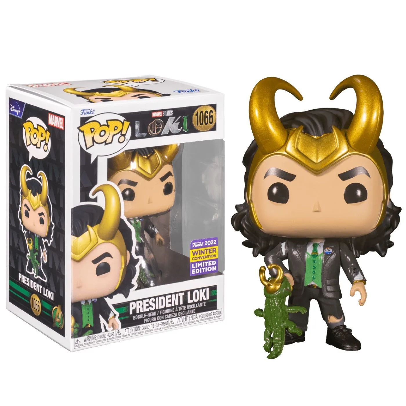 Фигурка Президент Локи с аллигатором, Marvel, 10 см, пластик
