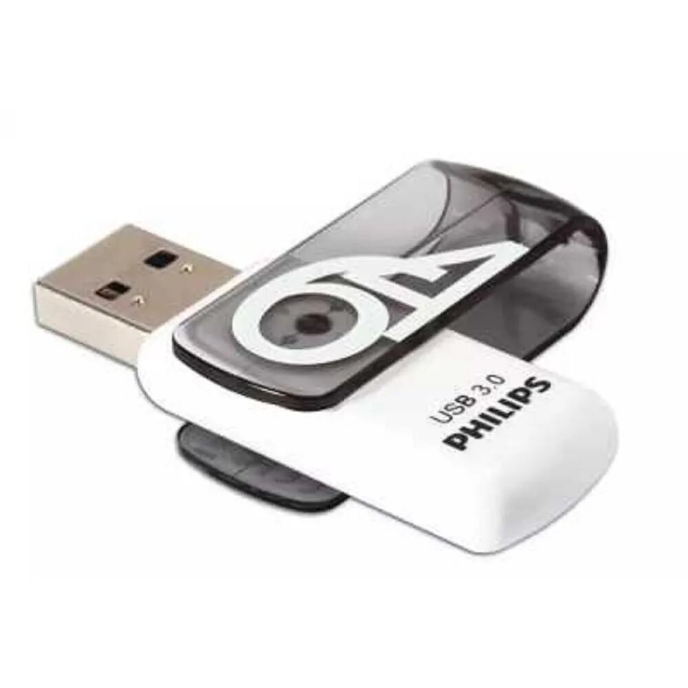 Флешка USB Flash PHILIPS FM64FD00B/97, Белый 64 ГБ