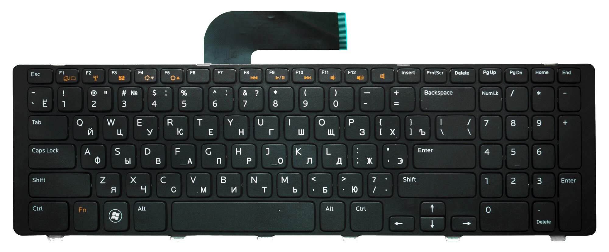 Клавиатура для ноутбука Dell Inspiron 17R, N7110, 7720, 17R, Vostro 3750, XPS 17, L702X