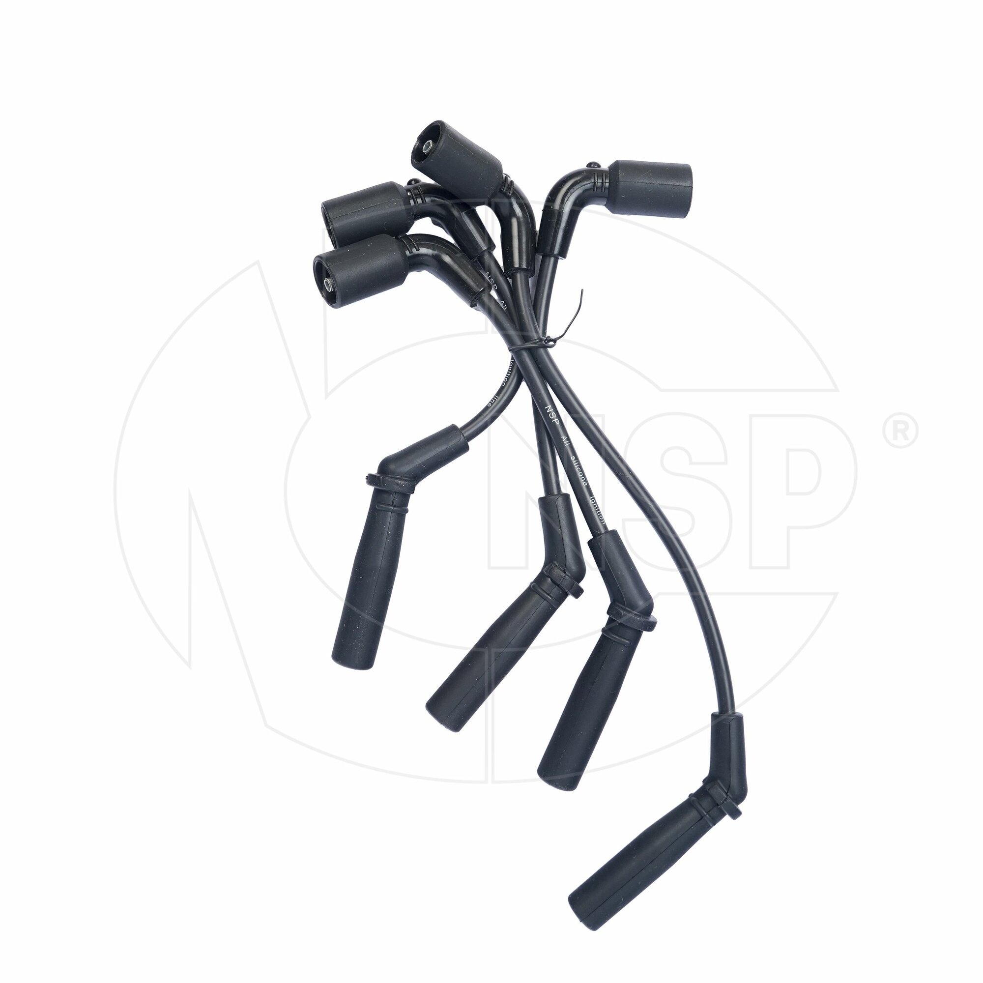 Провода высоковольтные NSP 96288956 для CHEVROLET Aveo, Lacetti, Matiz II, Spark(к-кт, силикон)