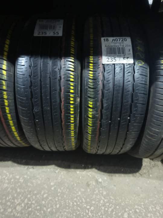 Комплект (2 шт) летних БУ шин Triangle AdvanteX SUV TR259 235/55 R18 40% износ
