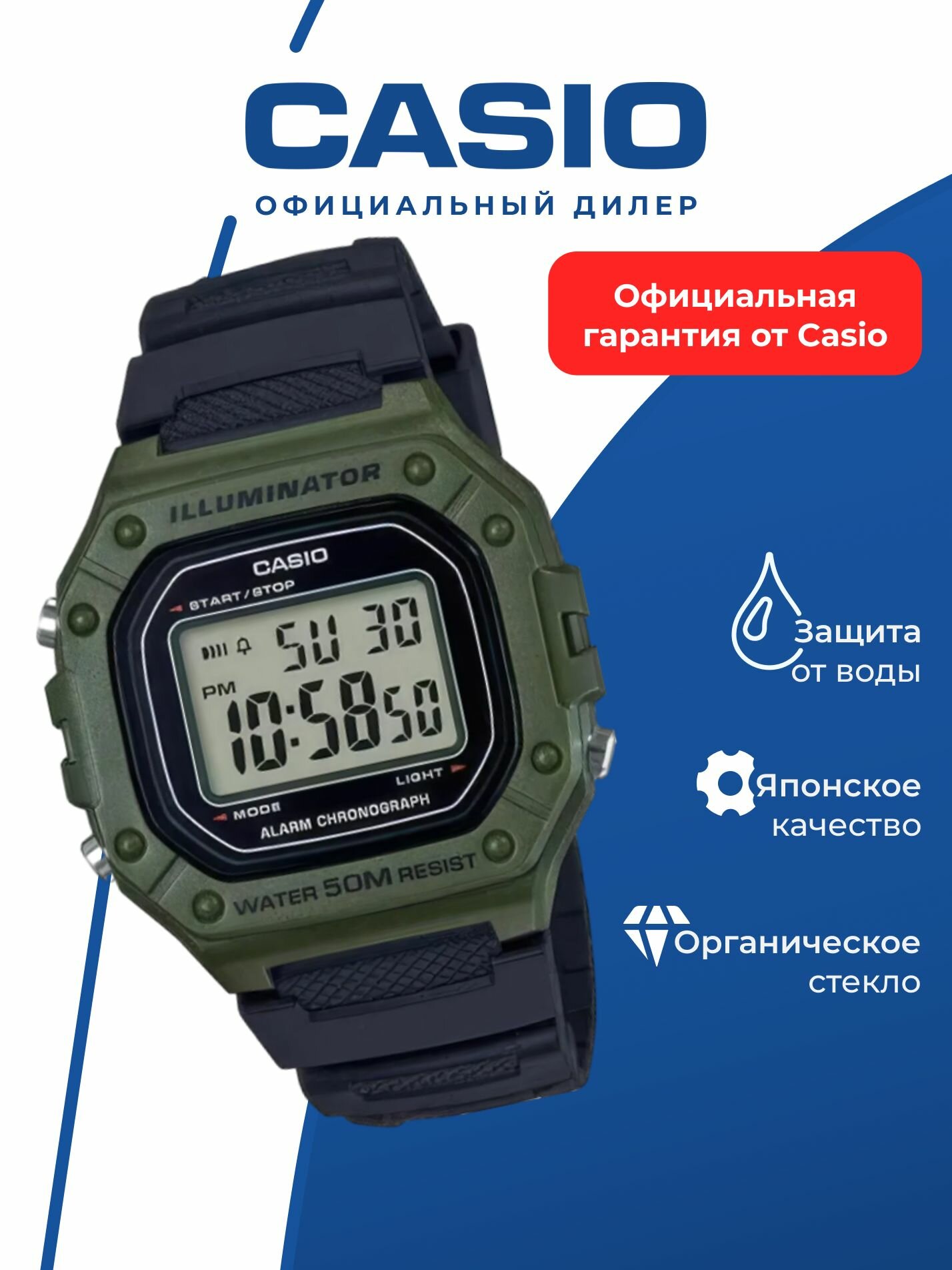 Наручные часы CASIO Collection, графитовый