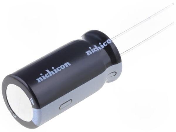 Конденсатор электролитический NICHICON UVR1V471MPD THT 470 мкФ 35ВDC 10x16 мм