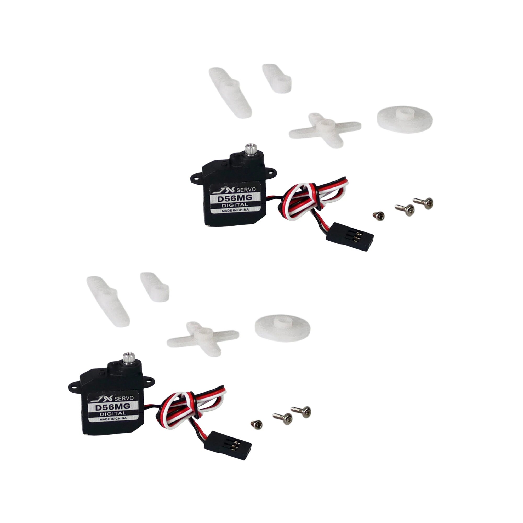 JX Servo PDI-D56MG сервопривод для радиоуправляемых моделей Белый, 2Pcs PDI-D56MG