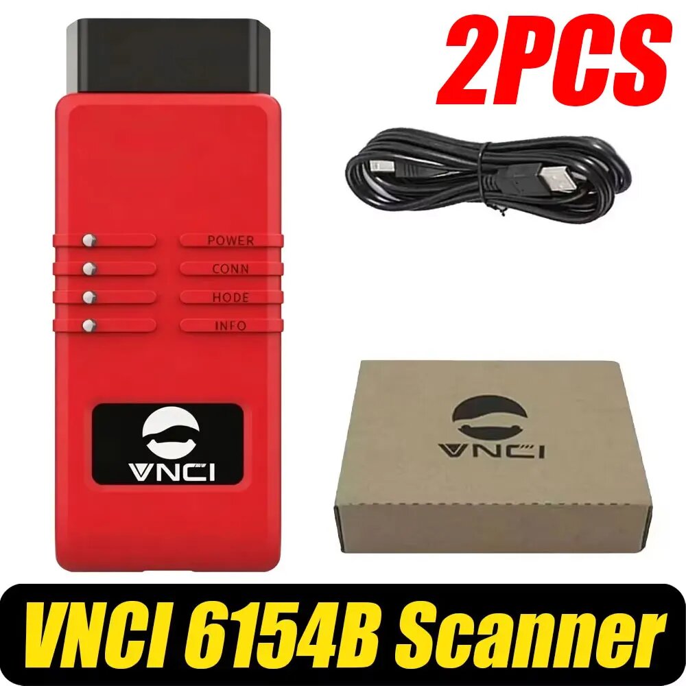 Диагностический сканер VNCI 6154B для VW/AUDI/Skoda/Seat с поддержкой протоколов CAN VNCI 6154B 2PCS