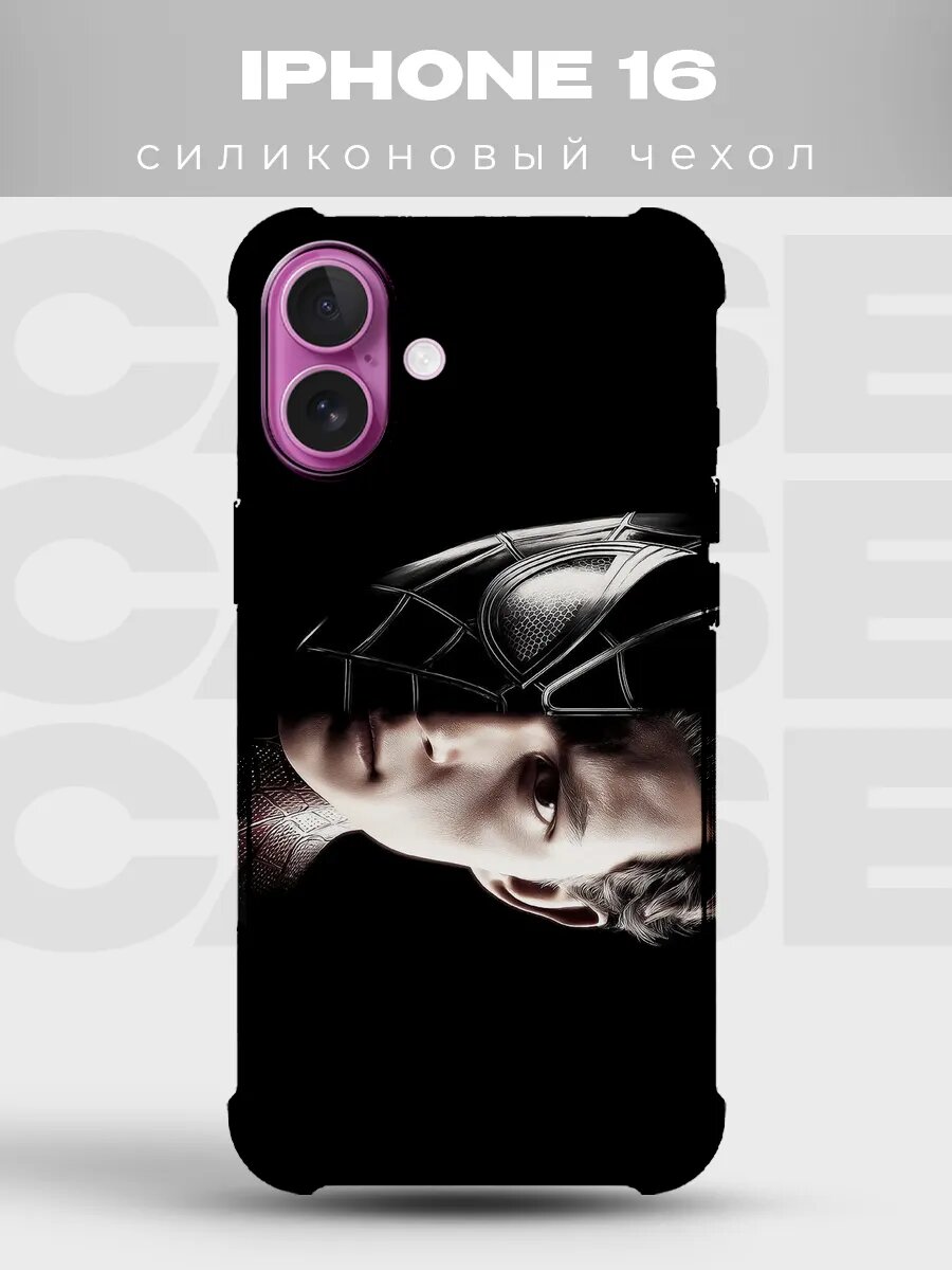 Чехол на iPhone 16 Человек-паук spider man человек паук