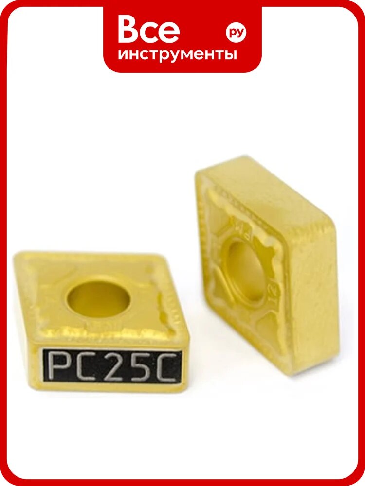 Пластина сменная ромбическая CNMG 120412-PM PC25C Русский Инструмент ri.360.356