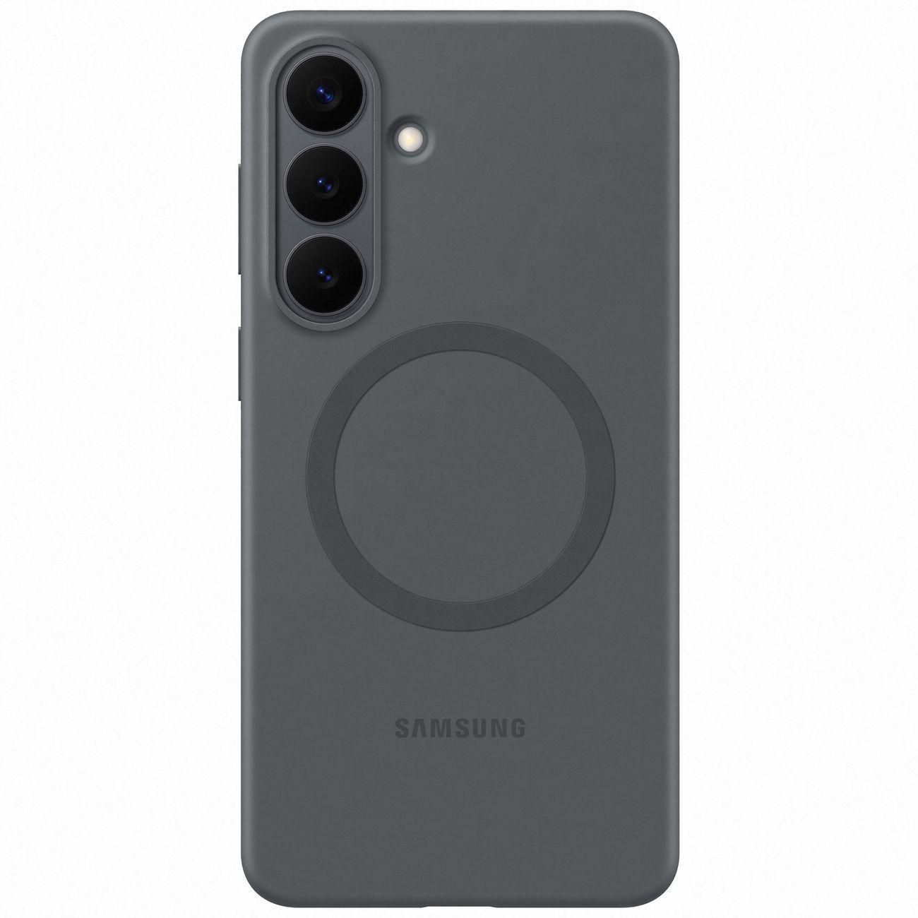 Чехол Samsung Silicone Magnet Case Galaxy S26+, чёрный