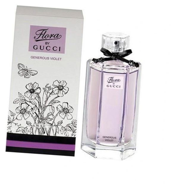 Женская туалетная вода Gucci Flora Generous Violet 100 мл / Флора Щедрая Фиалка Гуччи