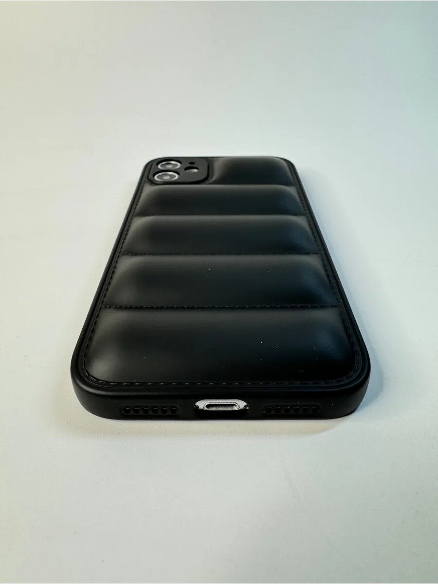 Чехол-Накладка для смартфона Apple iPhone 11, материал силикон, цвет черный — фото 1