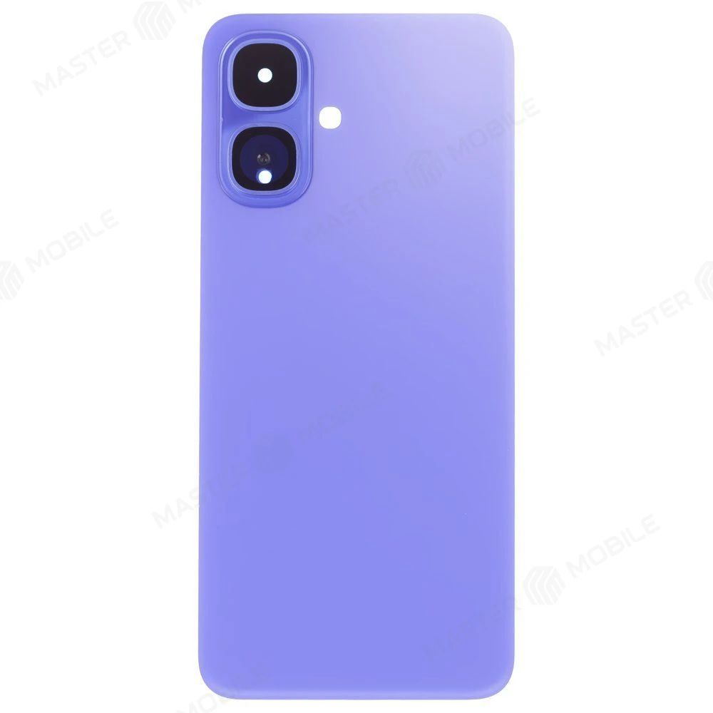 Задняя крышка для Infinix Smart 10 (X6725) (синий) (в сборе со стеклом камеры)