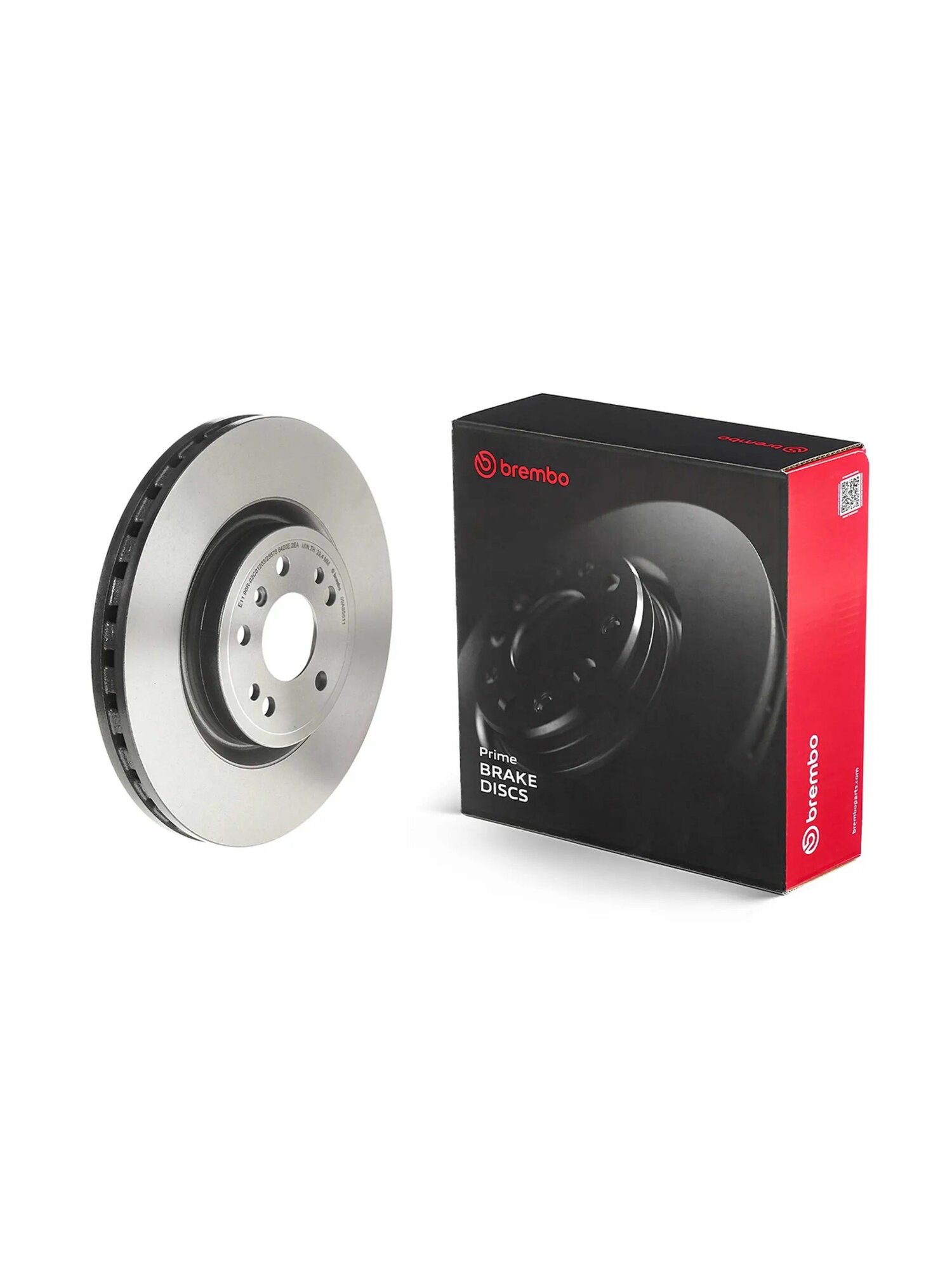 Диск тормозной вентилируемый передний BREMBO (09. A956.11) Prime UV Coated