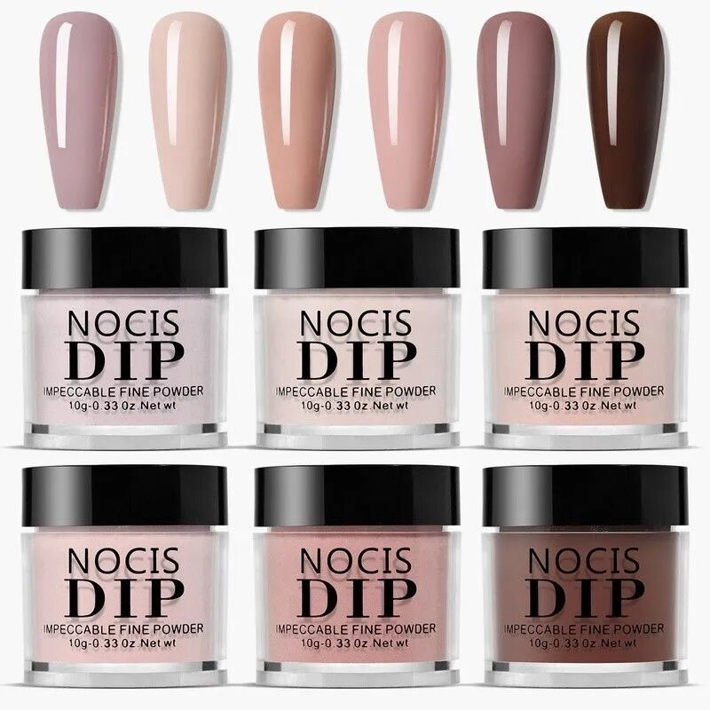Гель-пудра для покрытия ногтей , малиновая,6 шт,60 г, Дип-пудра, DIP Powder