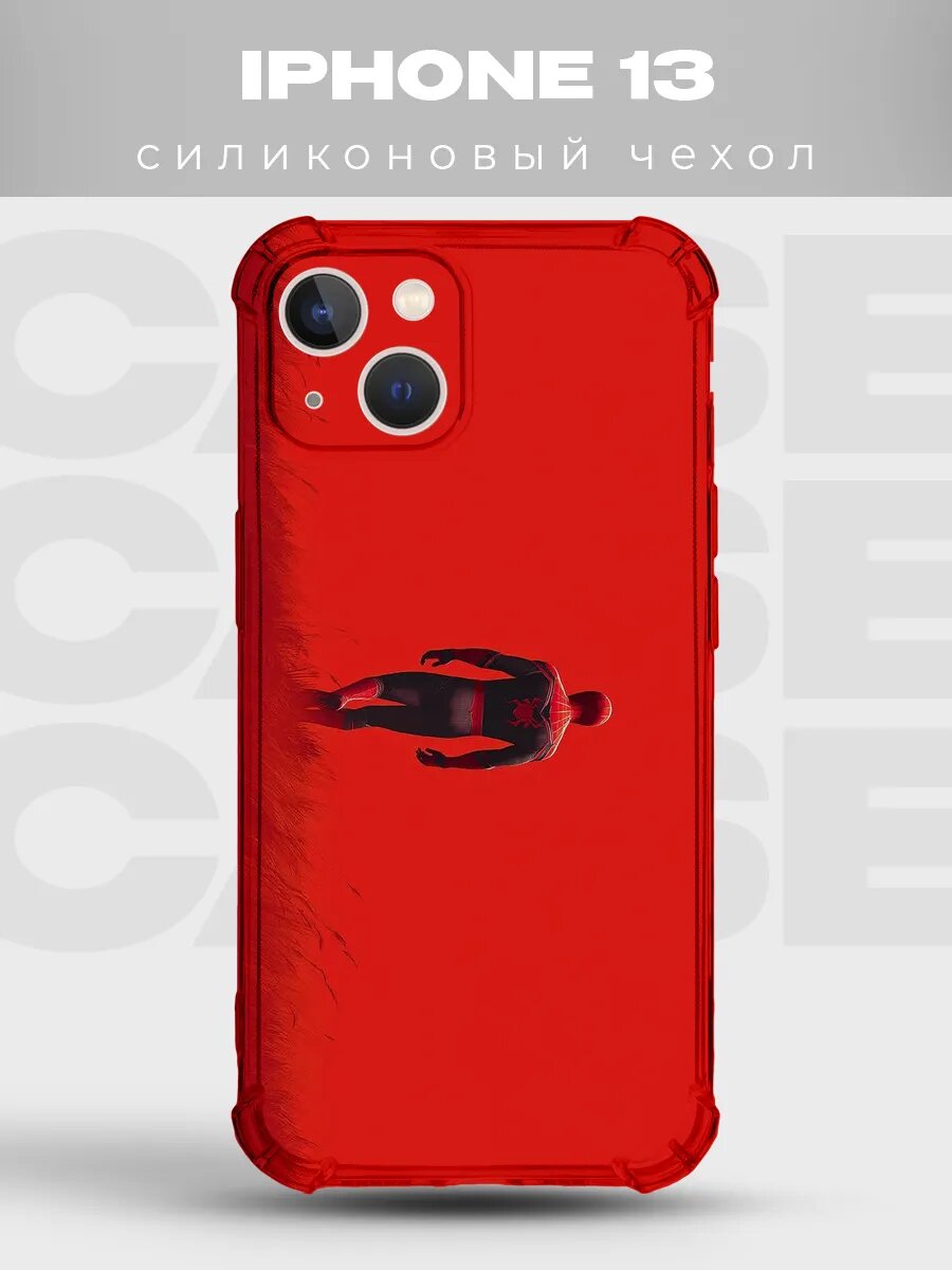 Чехол на iPhone 13 Человек-паук spiderman комикс spider man