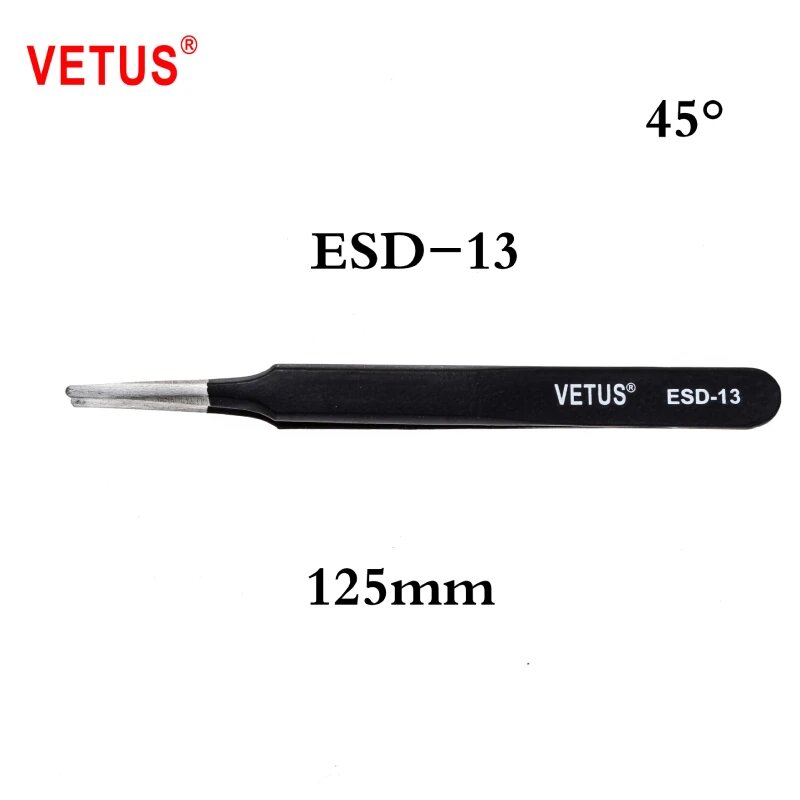 Набор пинцетов VETUS ESD из нержавеющей стали ESD-13