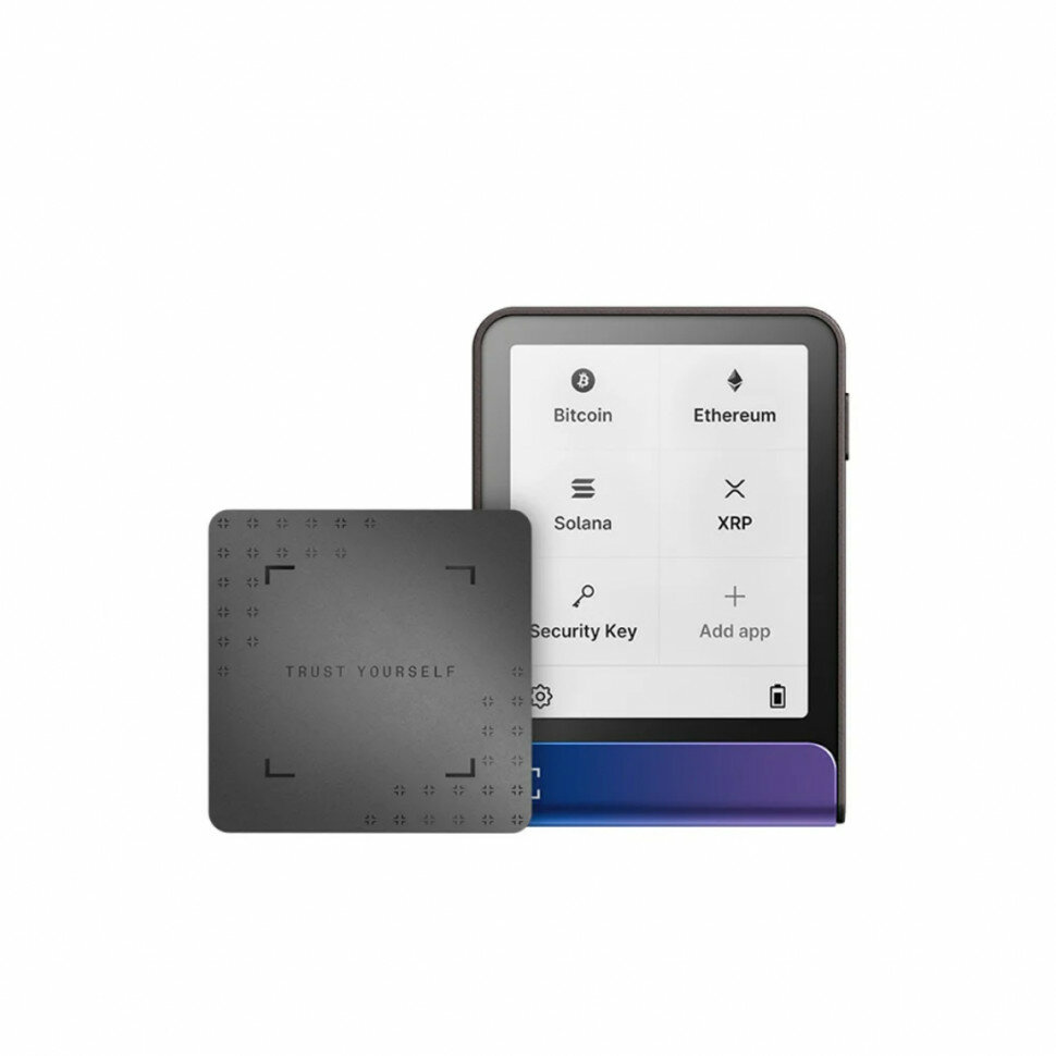Аппаратный криптокошелек Ledger Flex+Recovery Key, Neptune Blue