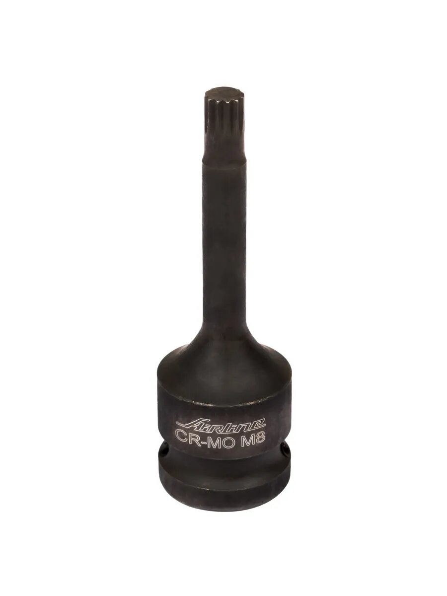 Головка ударная 1/2" внешний Spline M8, арт. ATAS034