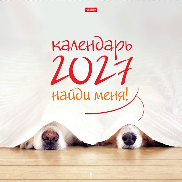 Календарь 2027 настенный перекидной Найди меня!